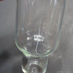 Vintage Clear Glass Rolling Pin 13 Inch Missing Screw Cap Kitchen ...