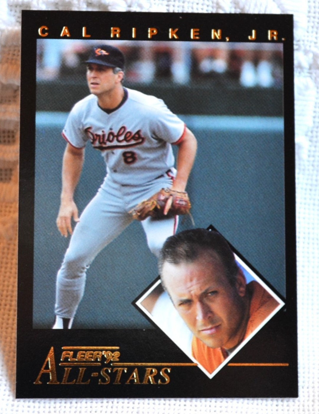 Cal Ripken Jr 20 Baseball Card 1992 Fleer All Stars Trading Card ...