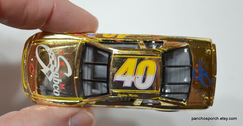 Vintage Sabco Racing Gold Transporter & Car: Sterling Martin 40 NASCAR ...