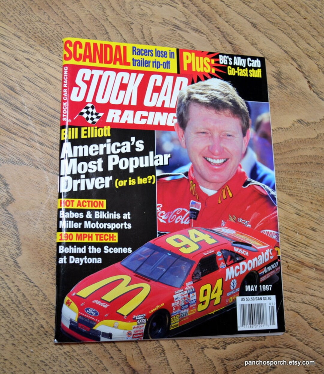 Vintage Stock Car Magazine May 1997: Bill Elliott NASCAR Cover - Etsy