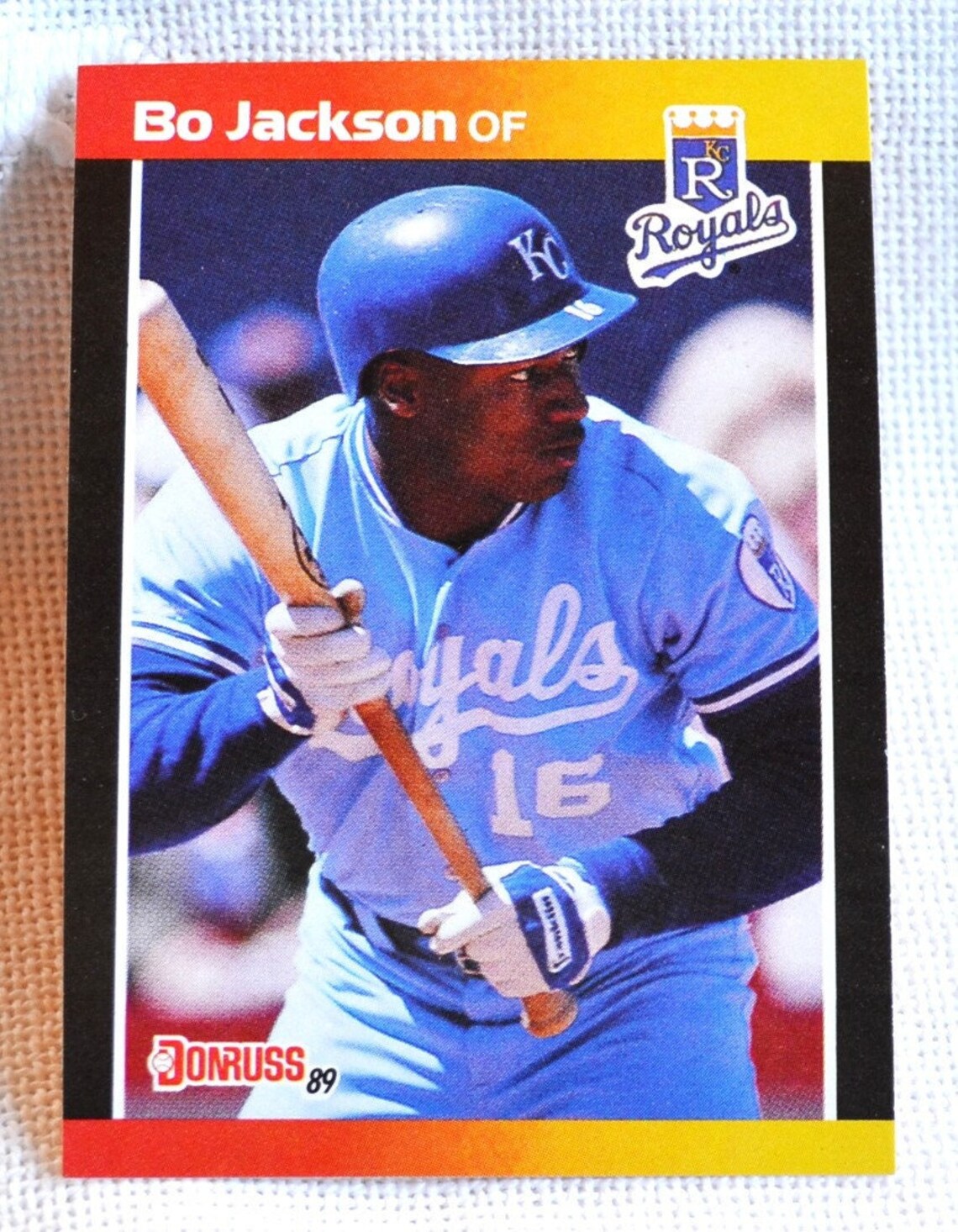 Bo Jackson 1989 Topps Error Card 208: Vintage Royals Collectible - Etsy