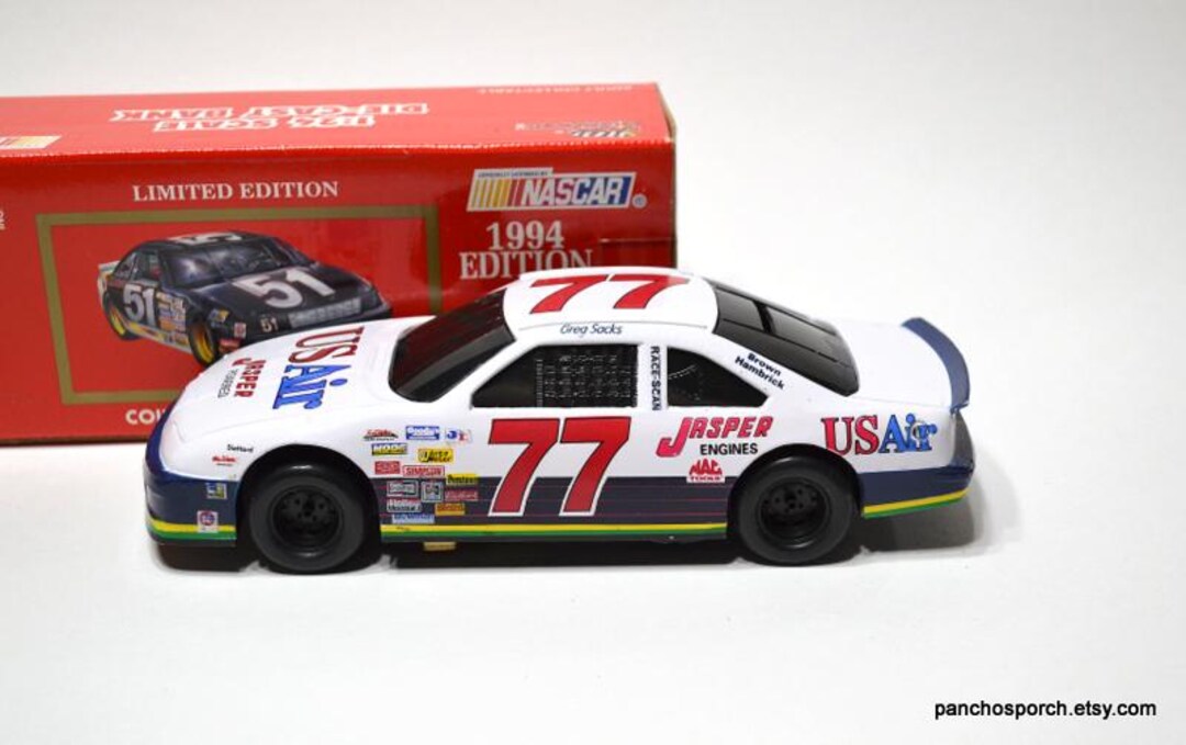 Vintage Greg Sacks Diecast Bank Jasper Racing NASCAR 1/24 Scale Racing ...