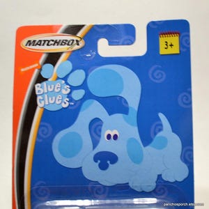 Vintage MATCHBOX Blues Clues Diecast Car 1/64 Scale Periwinkle Orange ...