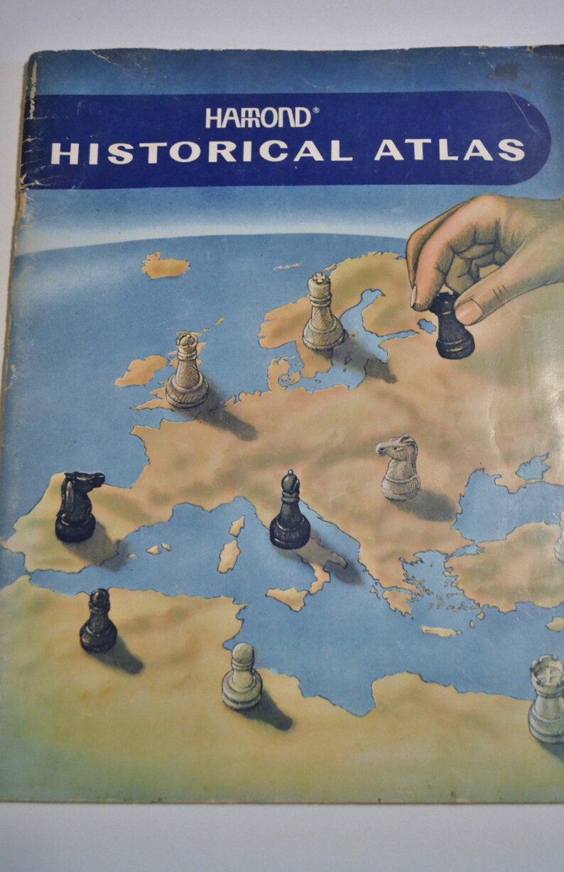 Vintage Hamond Historical Atlas 1970 World Maps Panchosporch - Etsy