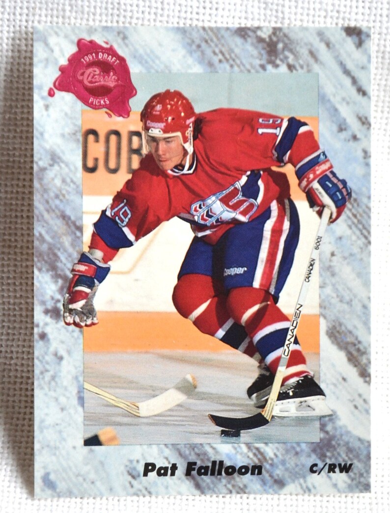 Pat Falloon Hockey Card 1991 Classic Drafts Pick No 2 NHL - Etsy