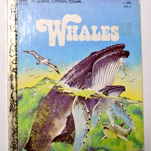 Vintage WHALES Little Golden Book by Jane Werner Watson Illustrated ...