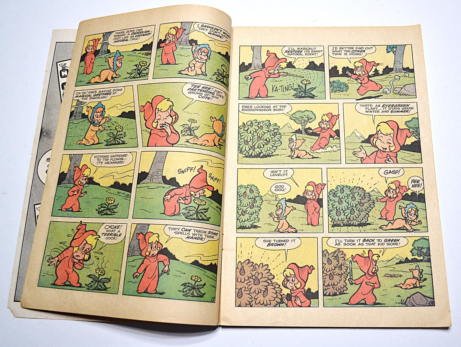 Vintage Wendy Good Little Witch Comic Book, 1967 Harvey Comics No. 45 ...