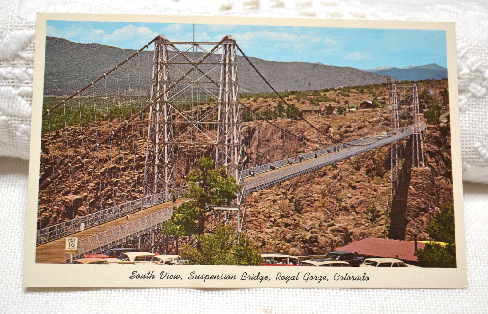 Vintage Colorado Postcard: Royal Gorge Suspension Bridge Americana - Etsy