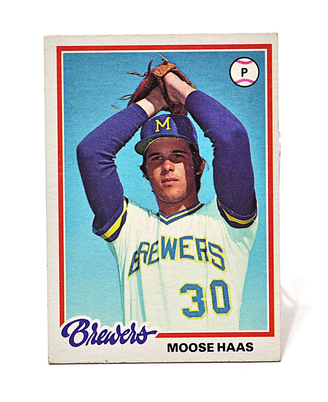 Moose Haas 1978 Topps Baseball Card: Vintage Brewers Sports Memorabilia ...