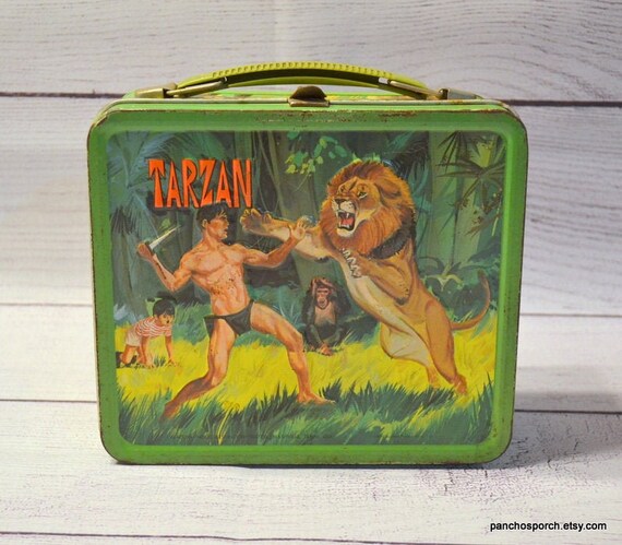 Vintage Tarzan Metal Lunch Box 1966 Banner Productions NO | Etsy