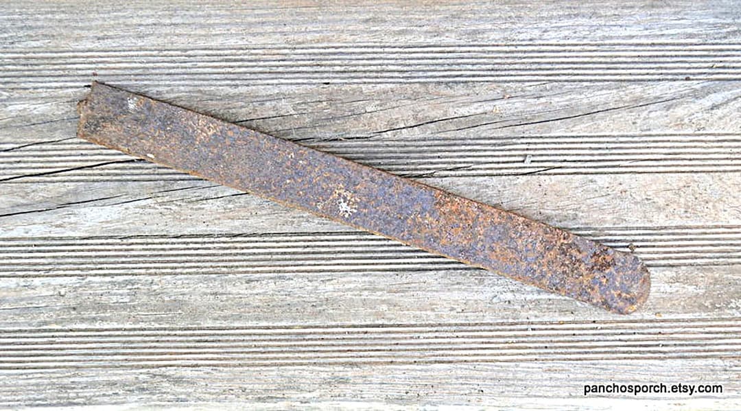 Vintage Metal Mystery Piece Unknown Metal Bar Slight Bend Oldl Found ...