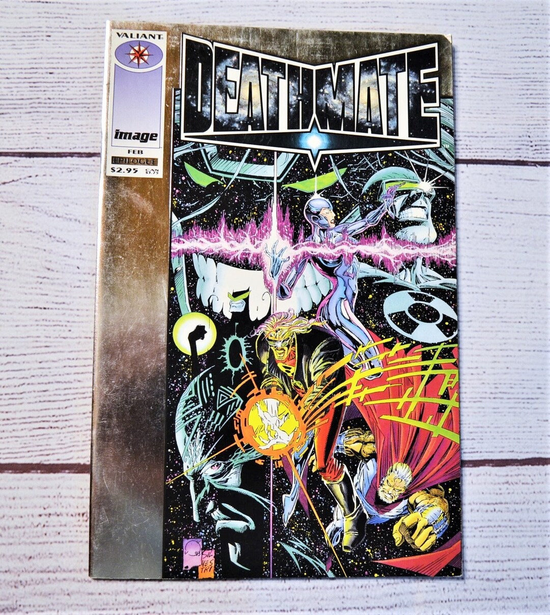 Vintage Deathmate Comic Book 1994 Silver Cover Image Comics Collectible ...