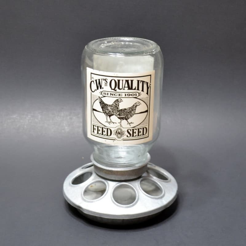 Bird Feeder and Glass Jar - Etsy