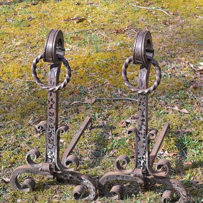 Large Andirons - Etsy