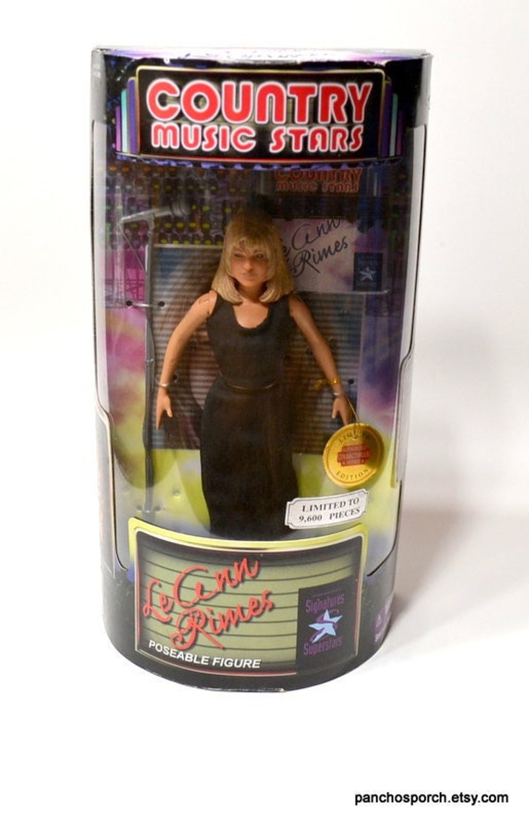 Vintage Leann Rimes Country Music Stars 1998 Poseable Doll Figure ...