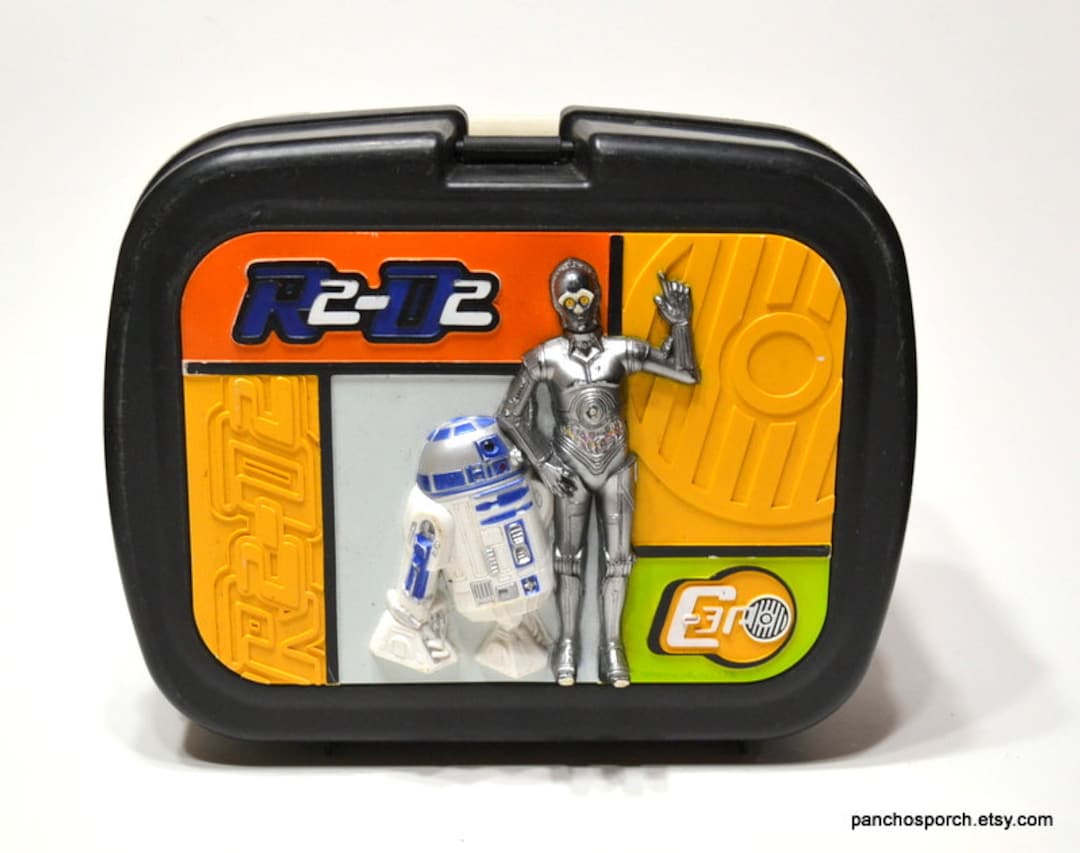 Vintage R2D2 C3PO Lunchbox Star Wars Collectible Plastic School Lunch ...