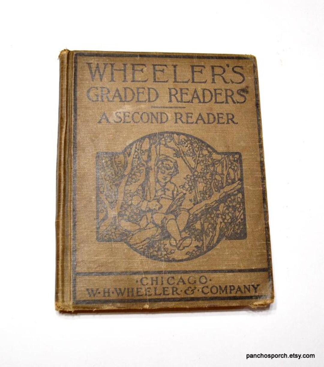 1903 Wheeler's Second Reader: Illustrated Children's Hardback Textbook ...