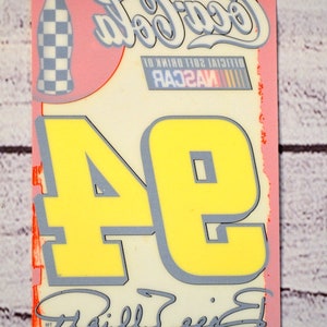 Vintage Bill Elliott 94 Window Decal Sticker Coca Cola Coke NASCAR ...