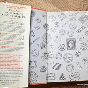 Vintage MINKUS World Wide Postage Stamp Catalog Book 1962 Edition ...