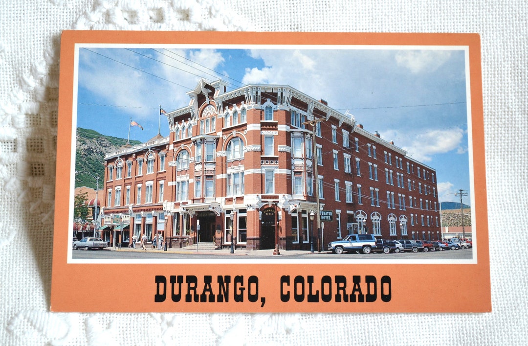 Vintage COLORADO Postcard Durango Wild West History Americana Road Trip ...