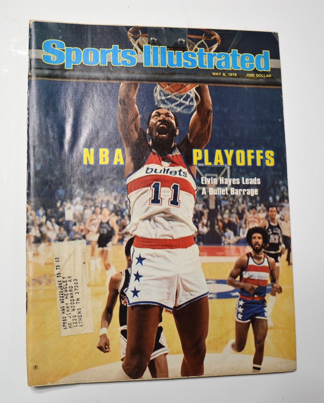 Vintage Sports Illustrated Magazine NBA Playoffs Elvin Hayes Cover May ...