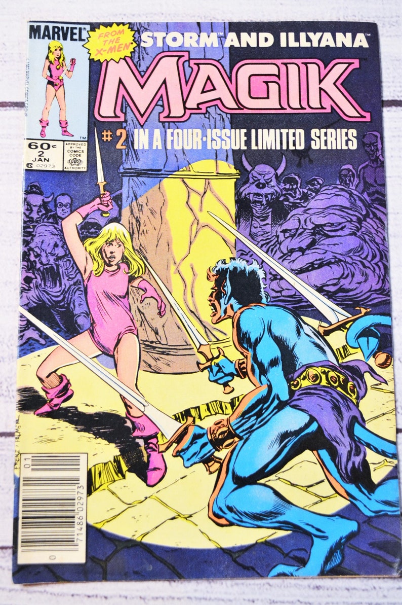 Vintage Majik Comic Book No 2 Marvel Comics January 1984 Storm | Etsy