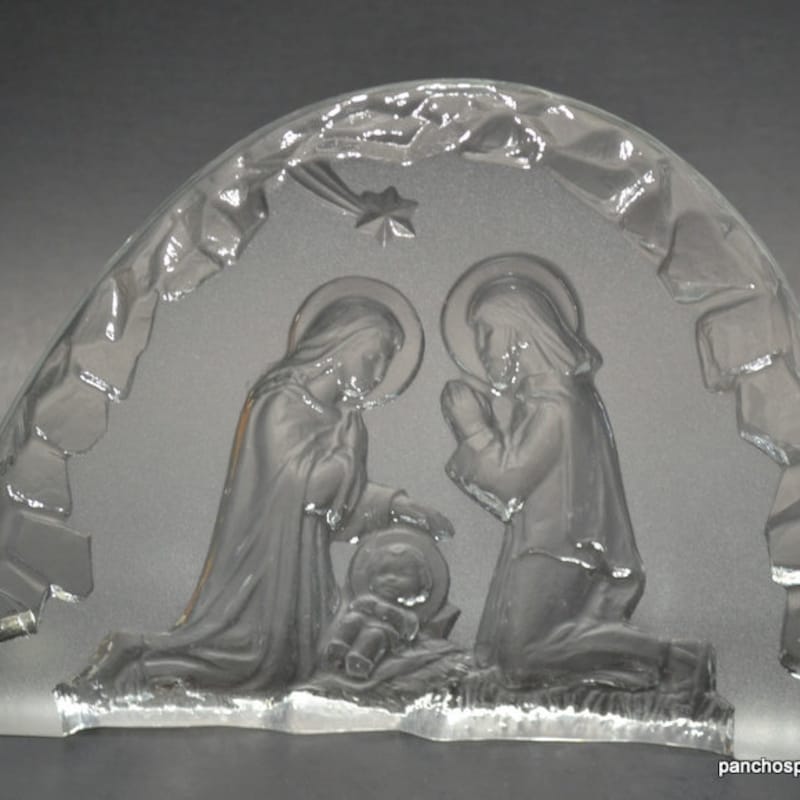 Glass Nativity - Etsy