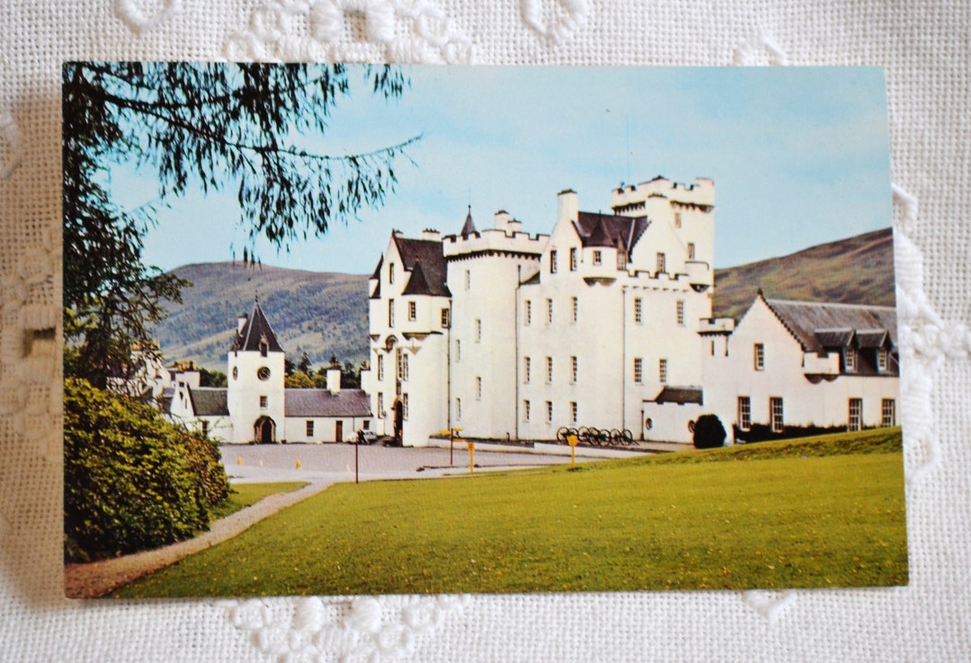 Vintage SCOTLAND Postcard Blair Castle Blair Atholl Perthshire Vacation ...