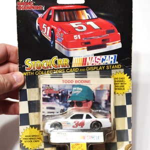 Vintage TODD BODINE No 34 Diecast Car 1/64 Scale 1991 Quick Stop Racing ...