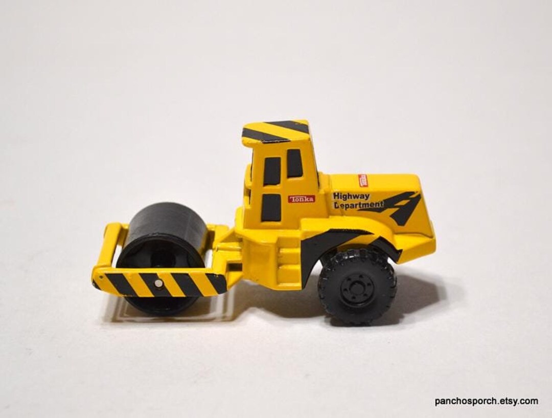 Vintage 1998 Tonka Mini Steam Roller Toy - Highway Department - Etsy