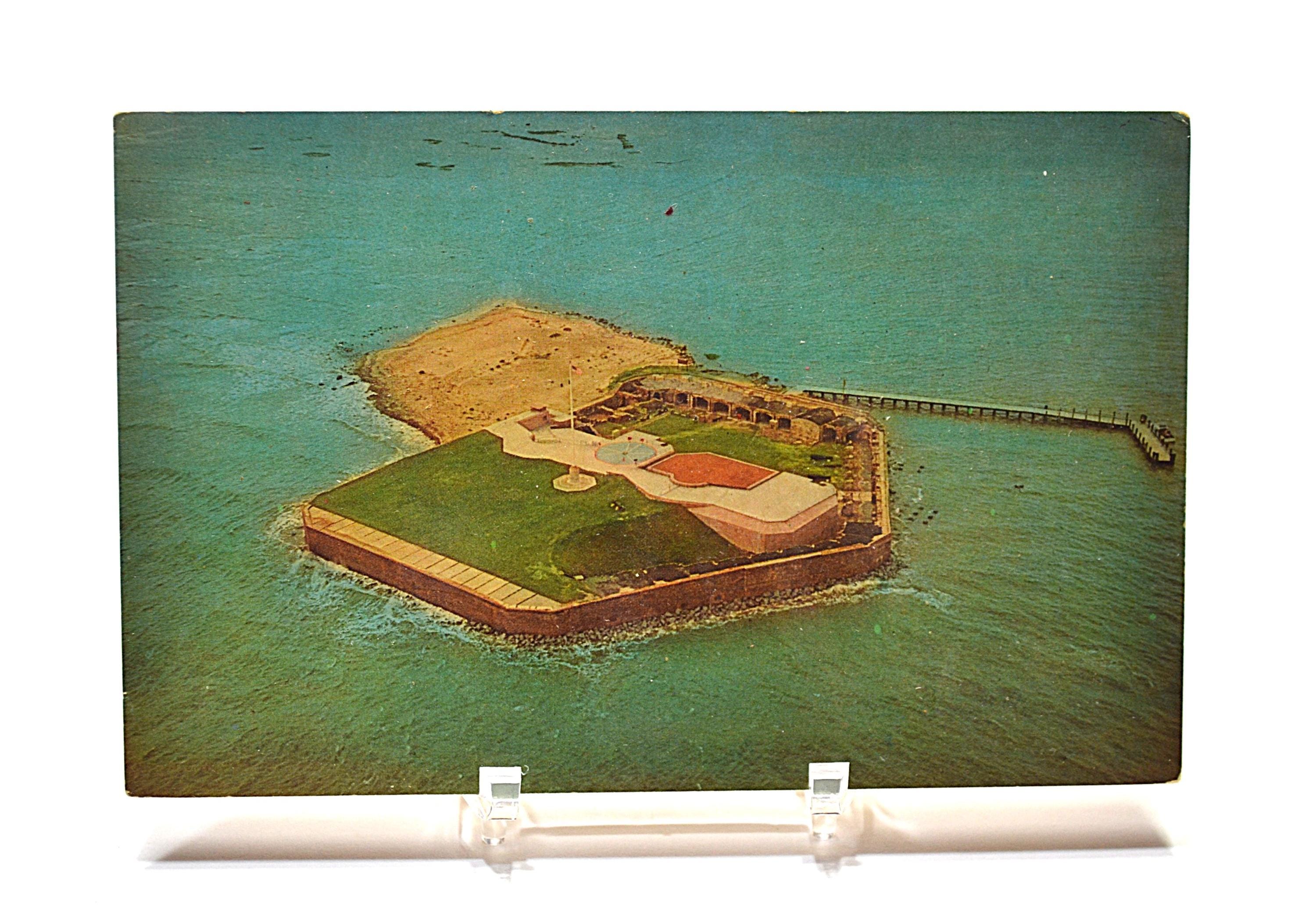 Vintage South Carolina Postcard: Fort Sumner National Monument ...