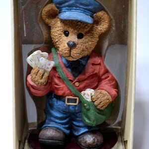 Vintage MAIL CARRIER BEAR Classic Treasures Professional Bear 9 Inch ...