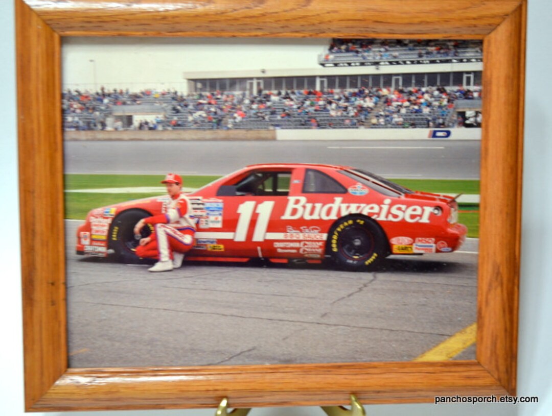 Vintage Bill Elliott No 11 Photo Young Elliott Framed 8 X 10 Picture ...