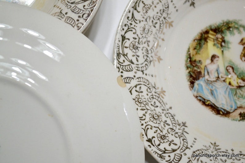 Vintage Triumph Limoges American China D'or Plate Bowl Set - Etsy