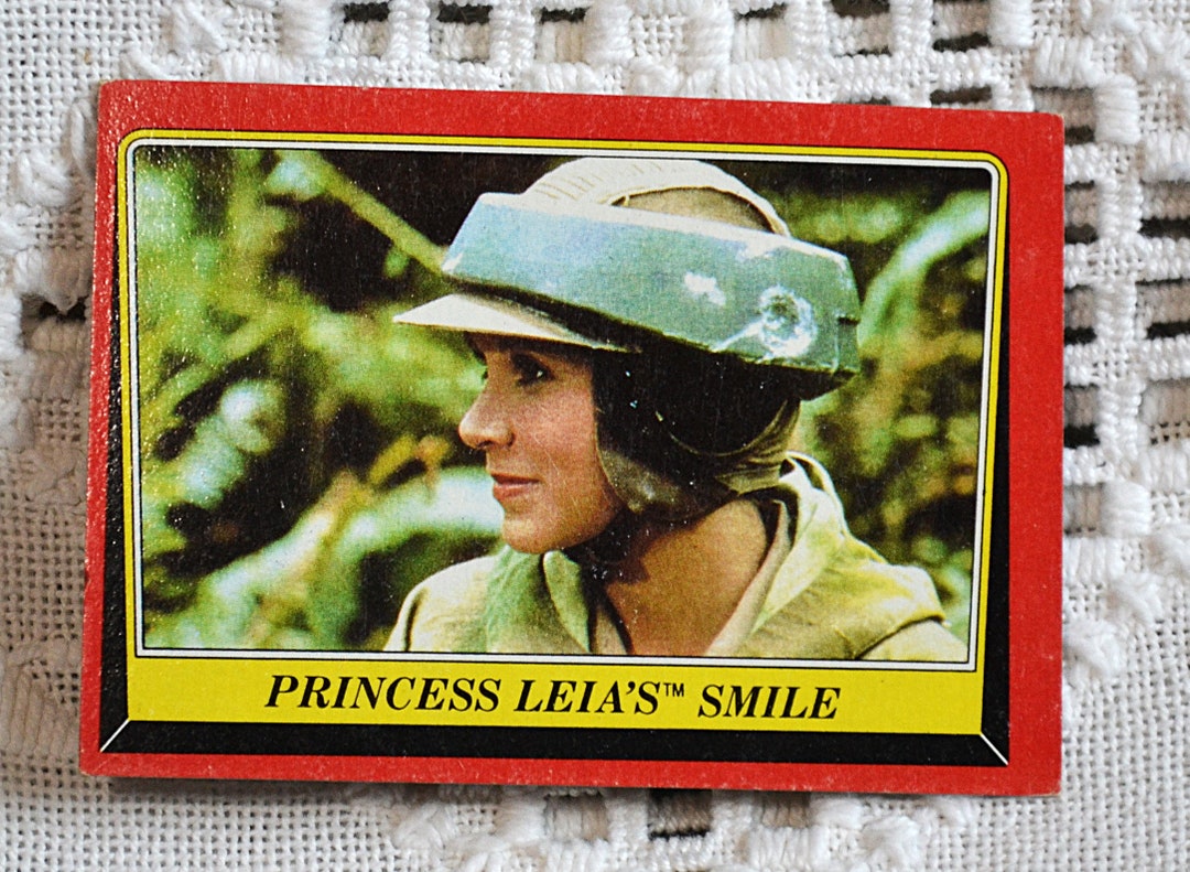 Princess Leia's Smile: 1983 Star Wars Return of the Jedi Trading Card ...