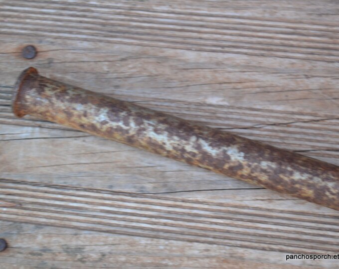 Vintage Metal Stake Spike 26 Inch Long Rusty Metal Pick Logging ...