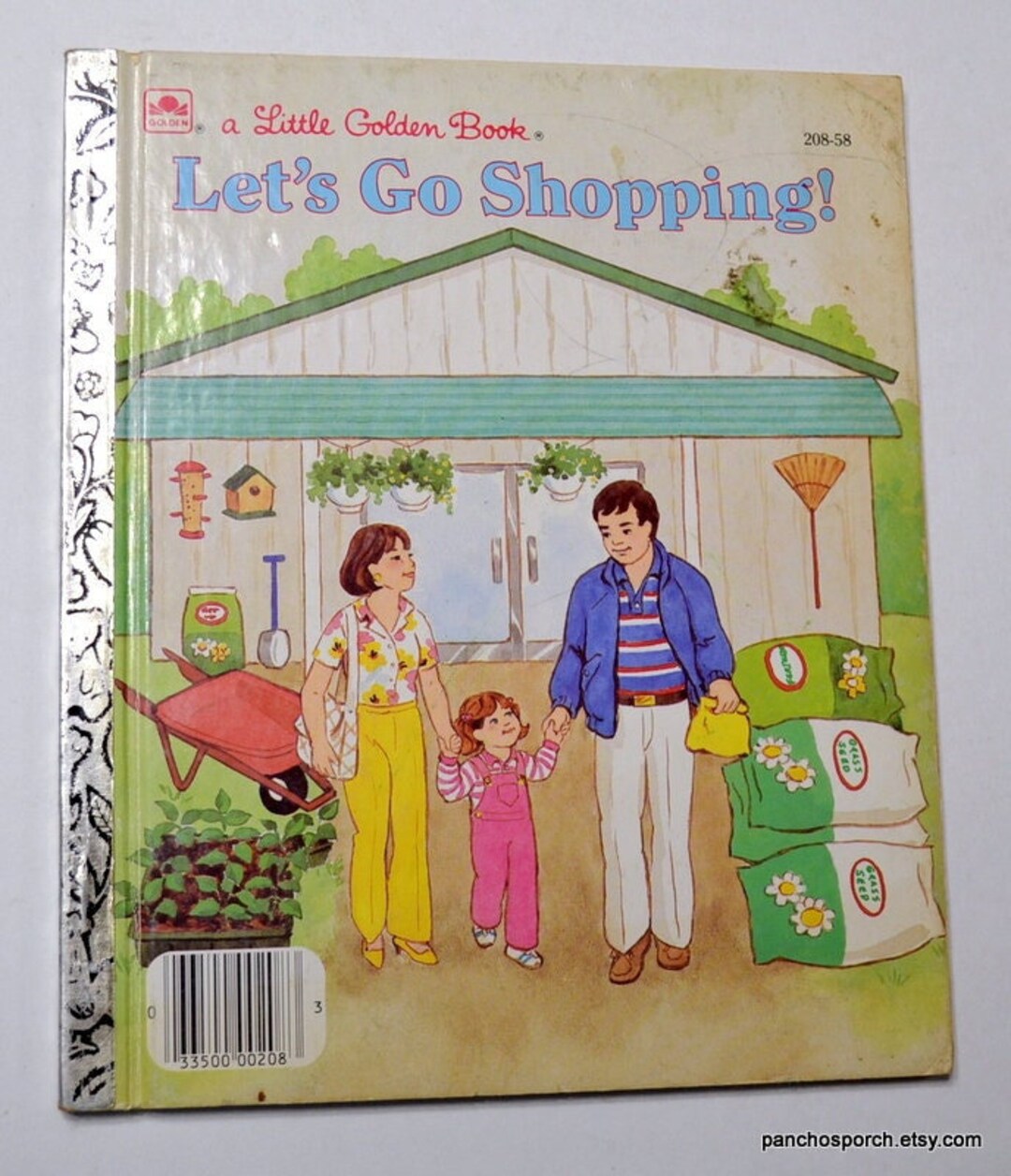 Vintage LETS GO SHOPPING Little Golden Book Steven Lindblom - Etsy