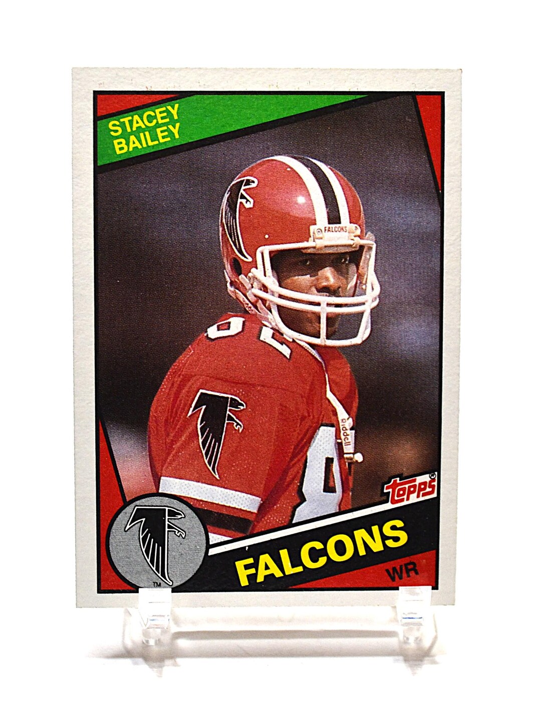 STACEY BAILEY Football Trading Card: 1984 Topps No. 211, Atlanta ...