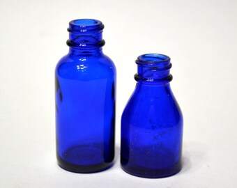 1940s Small Cobalt Blue Glass Vicks Va-tro-nol Bottle - Etsy