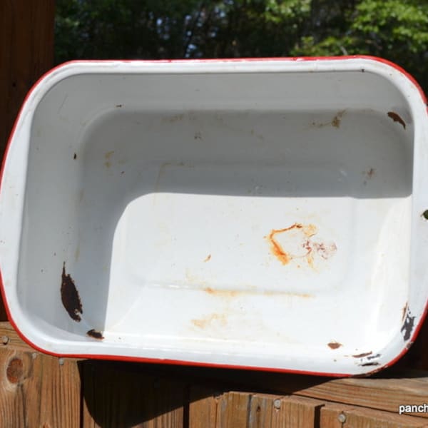 Enamel Wash Basin - Etsy