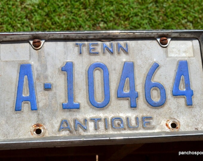 Vintage Tennessee 1990 Antique License Plate Car Tag A10464 Man Cave ...