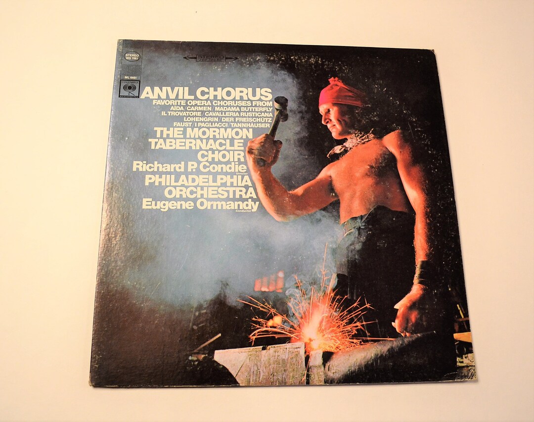 Anvil Chorus Mormon Tabernacle LP Vinyl Album Ormandy Aida Carmen Faust ...