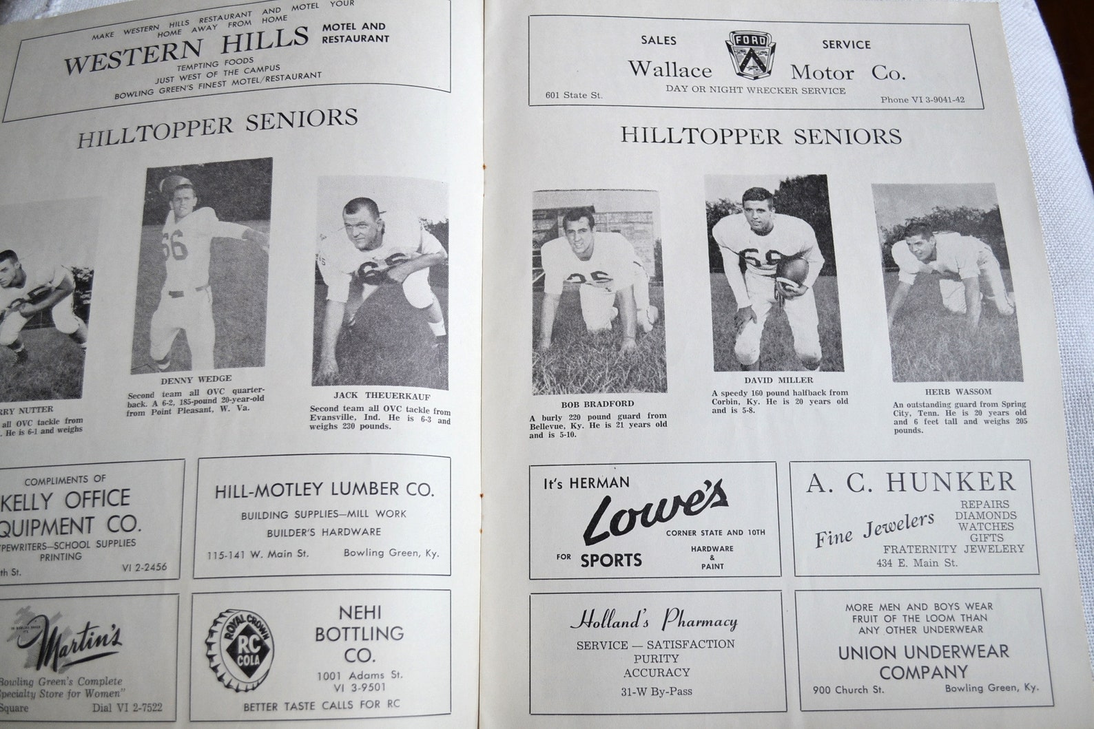 Vintage Tennessee Tech Football Program Western 1959 College - Etsy