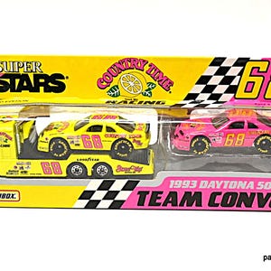 Vintage Matchbox Country Time Racing 68 Team Convoy Transporter 1993 ...
