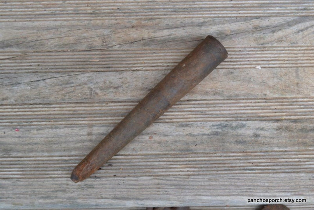 Vintage Metal Spike Nail Rope Fid Round Primitive Rustic Relic - Etsy