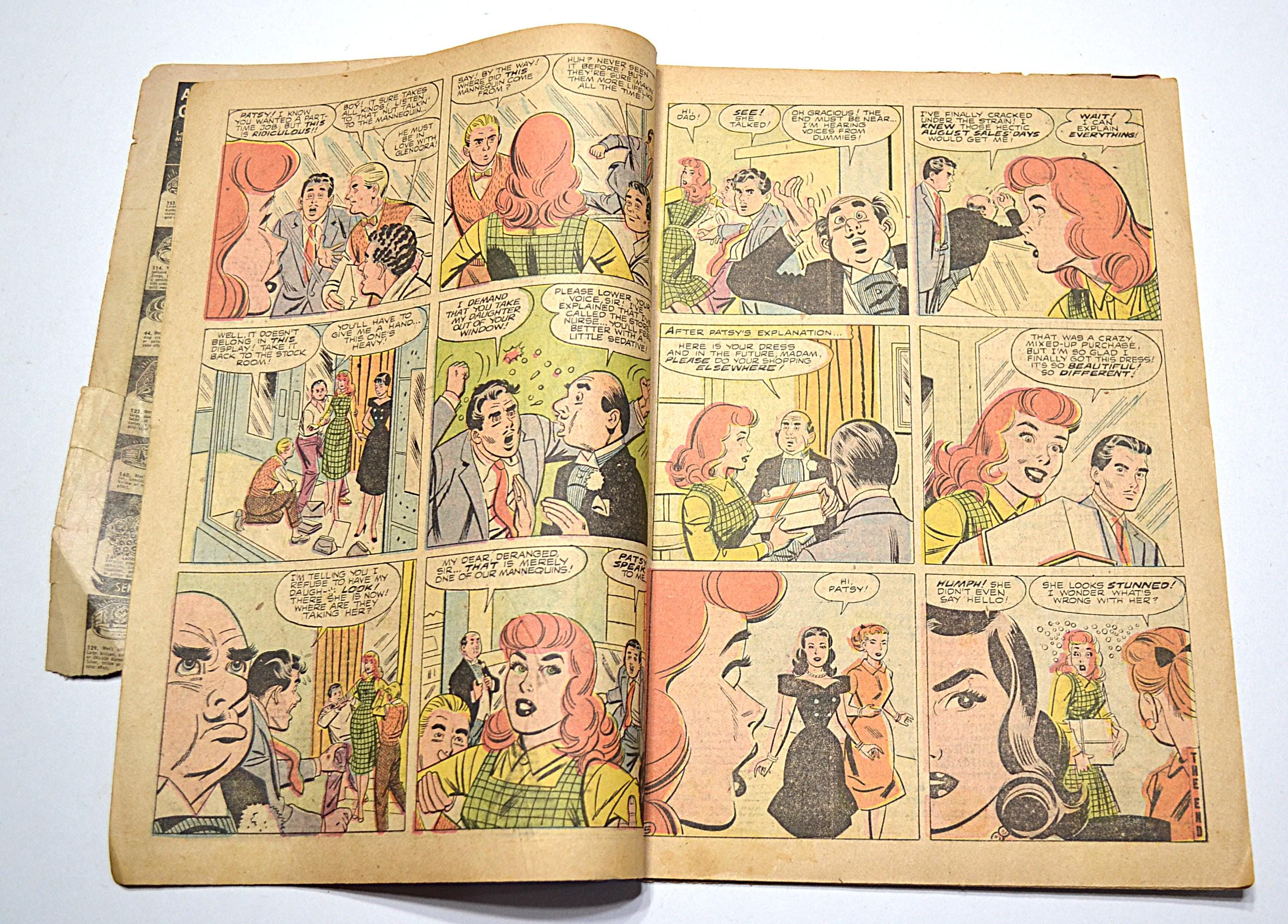 Vintage PATSY WALKER Comic Book, 1957 Atlas Comics No. 68 - Etsy