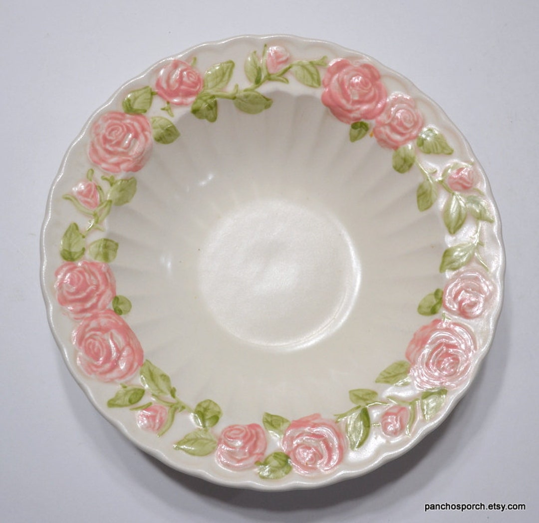 When Was Metlox Dining California Rose Pattern Vernon Ware Made