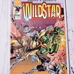 Vintage Wildstar Comic Book Sky Zero 1993 No 2 Image Comics Collectible ...
