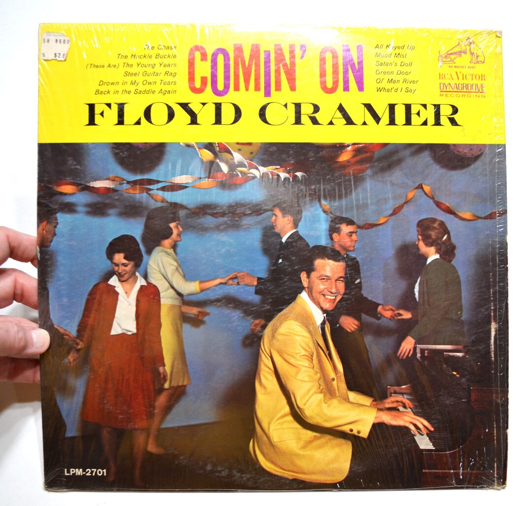 Vintage FLOYD CRAMER Record Album Comin on Piano Music Rca Dynagroove Records Vinyl LP Album ...