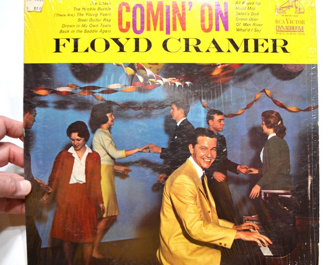 Vintage FLOYD CRAMER Record Album Comin on Piano Music Rca Dynagroove ...